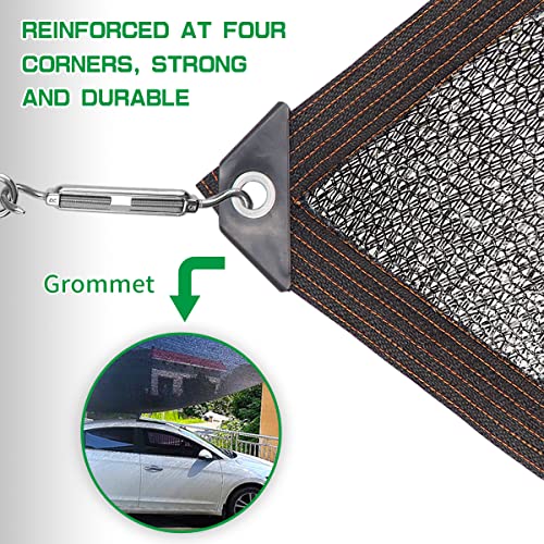 40% Shade Cloth with Grommets, Garden Mesh Shade Tarp Sun Shade Net for Greenhouse Cover Patio Plant Flower Chicken Coop (10Ft x 13Ft)