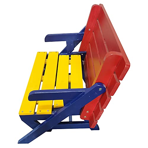 HomVent Kids Picnic Table and Bench for Outdoors, Toddler Picnic Table Set, 2-in- 1 Transforming Interchangeable Outdoor Wooden Picnic Table/Garden Bench for Backyard, Porch, Patio, Deck