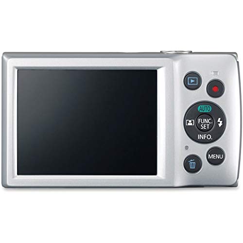 Canon PowerShot ELPH 180 Digital Camera w/Image Stabilization and Smart AUTO Mode (Silver), 0.90in. x 3.70in. x 2.10in. - 1093C001
