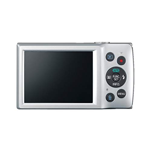 Canon PowerShot ELPH 180 Digital Camera w/Image Stabilization and Smart AUTO Mode (Silver), 0.90in. x 3.70in. x 2.10in. - 1093C001