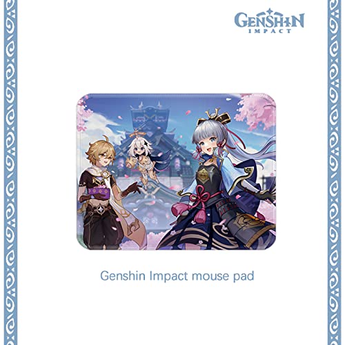LimuToy Genshin Impact Box - Including Genshin Impact Figure Blind Box, Canvas Tote Bag,Flag, Stand Figure,Mouse pad,Keychain, Weapon,Bracelet, Stickers Pack,TCG Cards,Brooch (Ayaka)