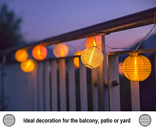CozyHome Outdoor Lights for Patio | Solar Outdoor Lights 20 LEDs | Solar Lights Outdoor Garden | Solar String Light Lantern | Outdoor Solar String Lights | Solar String Lights Outdoor Garden