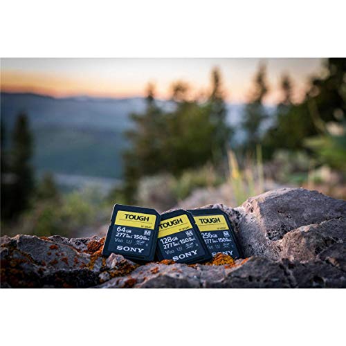 Sony TOUGH-M series SDXC UHS-II Card 64GB, V60, CL10, U3, Max R277MB/S, W150MB/S (SF-M64T/T1)