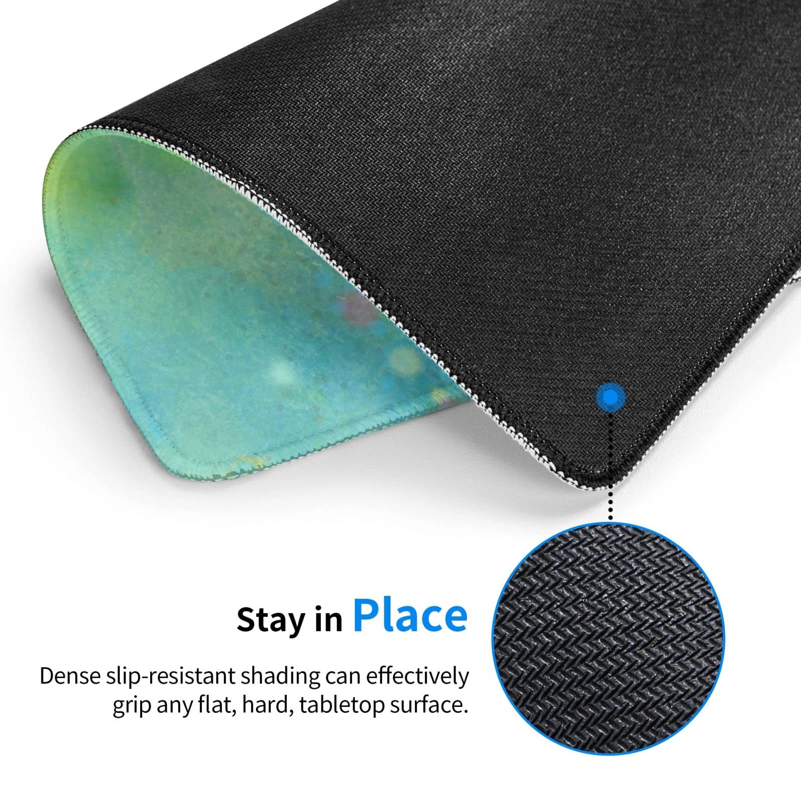 Jakayla Cute Mouse Pad for Desk with Non Slip Rubber Base, Flower Gaming Mousepad Cute with Stitched Edge, Waterproof Small Computer Mouse Pad for Wireless Mouse Computer Home Office Working 69B
