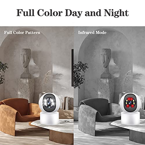 WiFi Plug-in Indoor Security Camera 360-degree Wireless 1080P 2.4GHz Pan Tilt Home Smart Surveillance Camera for Pet/Baby Monitor with Night Vision Motion Detection Dog Camera