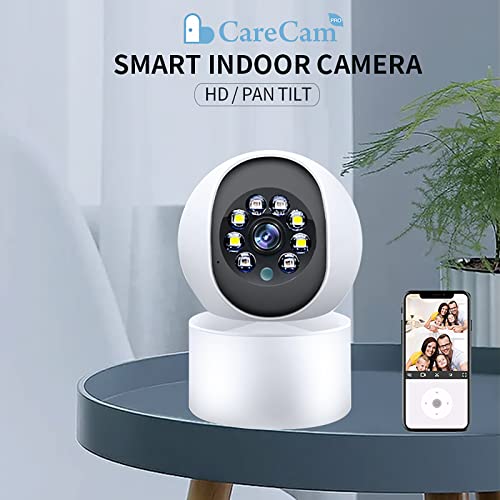 WiFi Plug-in Indoor Security Camera 360-degree Wireless 1080P 2.4GHz Pan Tilt Home Smart Surveillance Camera for Pet/Baby Monitor with Night Vision Motion Detection Dog Camera