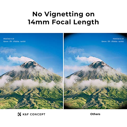 K&F Concept 77mm MC UV Protection Filter with 28 Multi-Layer Coatings HD/Hydrophobic/Scratch Resistant Ultra-Slim UV Filter for 77mm Camera Lens (Nano-X Series)