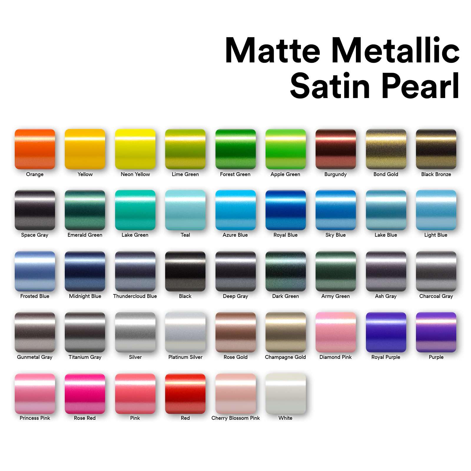 2pcs 4"x8" (10cmx20cm) Sample Bond Gold Matte Metallic Satin Pearl Vinyl Wrap Auto Car Sticker Decal Film Sheet Bubble Free Air Release Technology