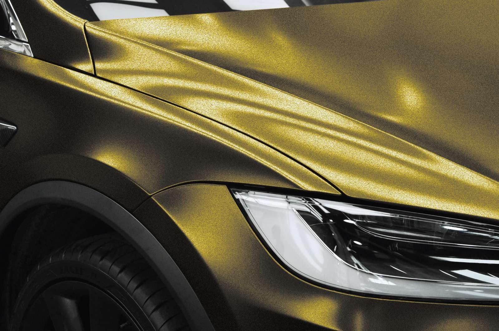 2pcs 4"x8" (10cmx20cm) Sample Bond Gold Matte Metallic Satin Pearl Vinyl Wrap Auto Car Sticker Decal Film Sheet Bubble Free Air Release Technology