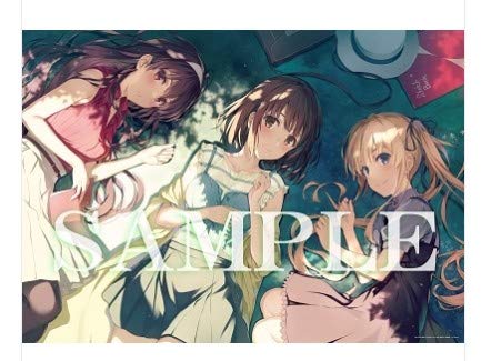 Saekano the Movie: Finale How to Raise a Dull Girlfriend Fine (Limited Edition) (Blu-ray) Character draft, drawn by Kurehito Misaki B2 clear poster A5 size with mouse pad