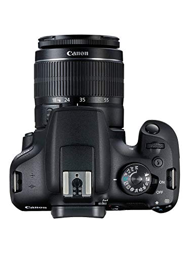 Canon EOS 2000D / Rebel T7 DSLR Camera with 18-55mm Lens + Creative Filter Set, EOS Camera Bag + Sandisk Ultra 64GB Card + 6AVE Electronics Cleaning Set, and More (International Model)
