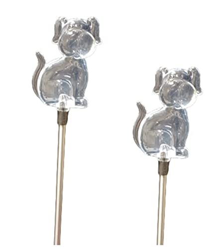 Starry Illuminate 2 PCS Solar Color Changing Cat Kitty Style Garden Stake Light