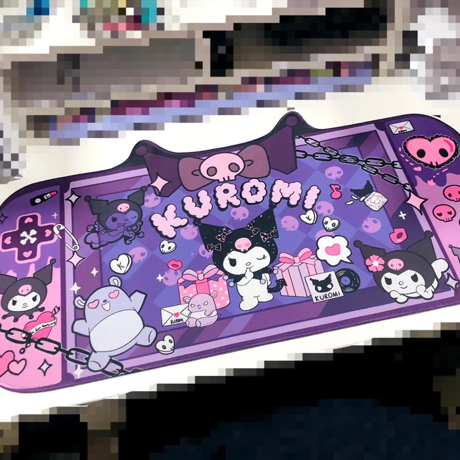 Kawaii Desk Pad Anime Mouse Pad XLarge Size, Kawaii Desk Cccessories Gaming Mousepad Kawaii Room Decor for Girls