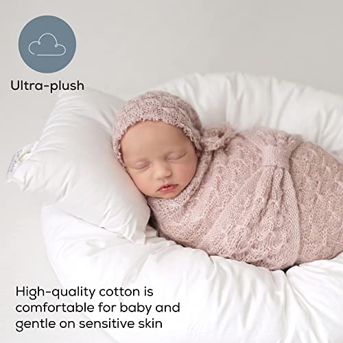 First Landings Newborn Posing Pillows - Photography Props for Baby Boy or Girl Photoshoots - Donut Pillow and 3 Posing Pillows