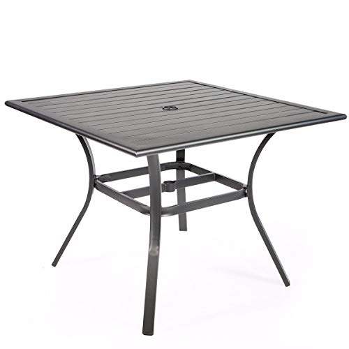 Barton 5pc Outdoor Dining Table and Chairs Set Patio Mesh Dining (4) Chairs Garden Patio Furniture UV-Resistant Mesh