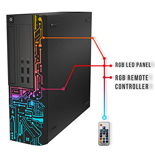 TechMagnet Computer Desktop PC, Intel Core i5, Siwa 8, 16GB RAM, 128GB SSD Boot + 1TB HDD, 27 Inch Monitor, Gaming Kit with Webcam, WiFi, Win 11 Home (Renewed)