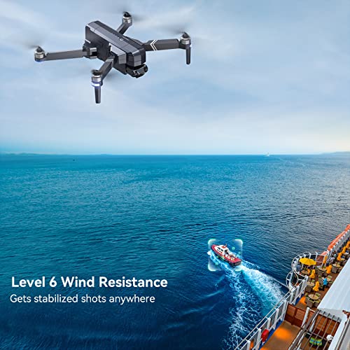 Ruko F11GIM2 Drone with Camera for Adults 4K, 3-Axis Gimbal+EIS, 9800ft Long Range, 84 Min Flight Time, 3 Batteries, GPS Auto Return Home, Follow Me, Waypoint, Point of Interest