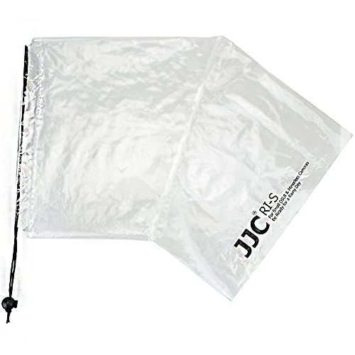 2 Pack Camera Lens Rain Cover Raincoat Clear Sleeve Protector for Sony A7R A7S A7C A6600 A6500 A6400 A6300 A6100 A6000 Nikon Z7II Z6II Z7 Z6 Z5 Z50 D780 D7500 D5600 D3500 Coolpix P950 P1000 B600 B500