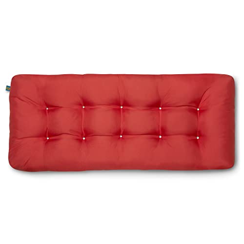 Duck Covers Water-Resistant Indoor/Outdoor Bench Cushion, 48 x 18 x 5 Inch, Tang Thang, Patio Bench Cushion