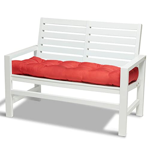Duck Covers Water-Resistant Indoor/Outdoor Bench Cushion, 48 x 18 x 5 Inch, Tang Thang, Patio Bench Cushion