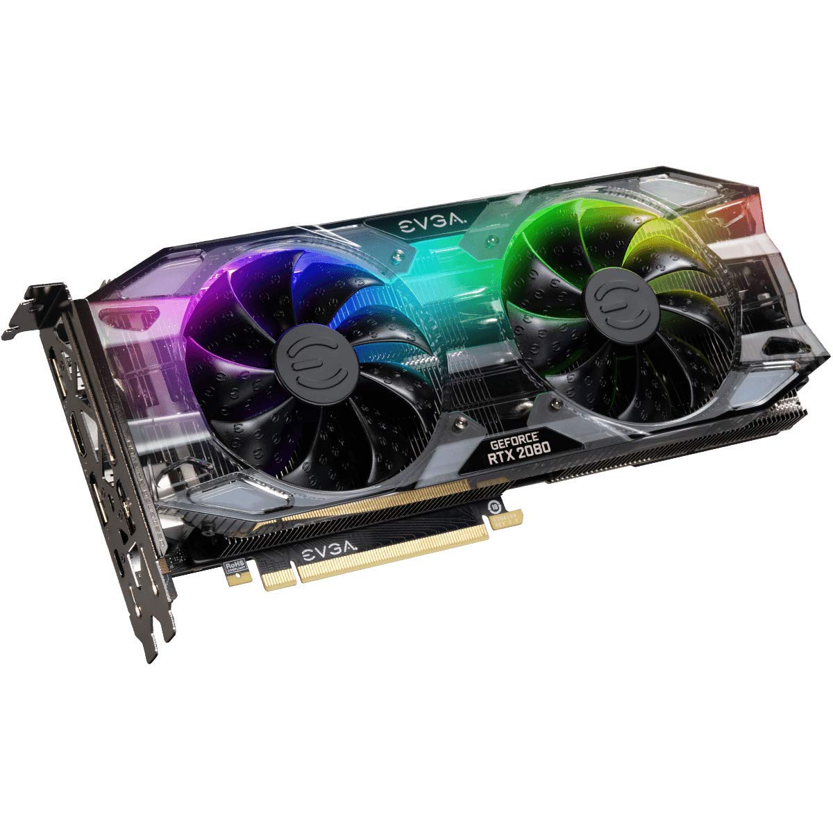 EVGA GeForce RTX 2080 XC GAMING, 8GB GDDR6, Dual HDB Fans & RGB LED Graphics Card 08G-P4-2182-KR