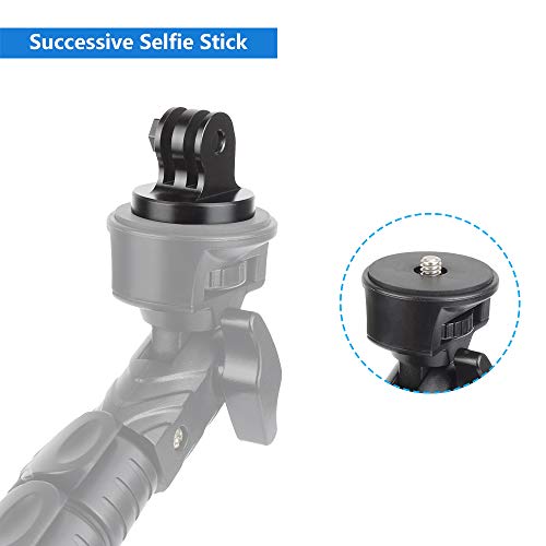 Aluminum-Tripod Adapter-Bolt-Adapter Compatible Action Camera gopro Hero 9 Tripod Mount Hero 8/7/6/5 DJI OSMO Akaso Geekpro