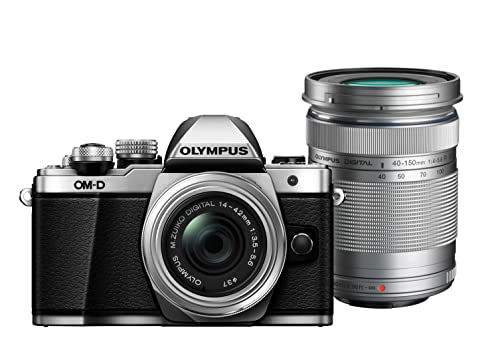 OM SYSTEM OLYMPUS M.Zuiko Digital 40-150mm F4.0-5.6 R Silver For Micro Four Thirds System Camera, 3.75x Zoom Lens, Portable Design