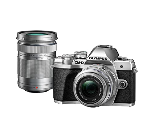 OM SYSTEM OLYMPUS M.Zuiko Digital 40-150mm F4.0-5.6 R Silver For Micro Four Thirds System Camera, 3.75x Zoom Lens, Portable Design
