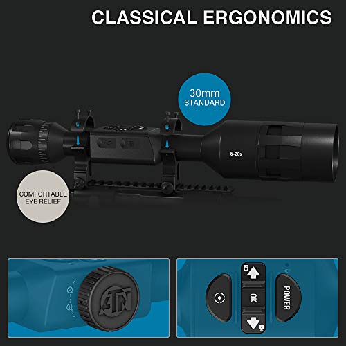 theOpticGuru ATN X-Sight-4k Pro 3-14x Smart Day/Night Scope w/Full HD Video rec, Smooth Zoom, Bluetooth and Wi-Fi (Streaming, Gallery & Controls)