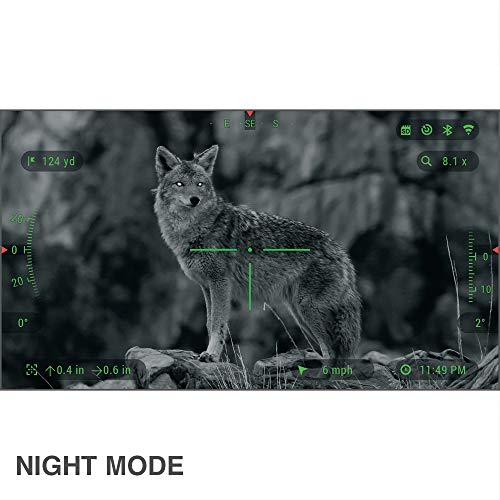 theOpticGuru ATN X-Sight-4k Pro 3-14x Smart Day/Night Scope w/Full HD Video rec, Smooth Zoom, Bluetooth and Wi-Fi (Streaming, Gallery & Controls)