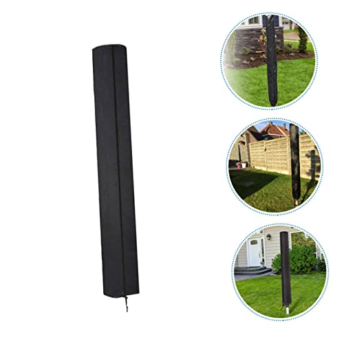 HANABASS 3pcs Washing Clothes Cover Rotary Patio Oxford Lines for Resistant D Weather Shield Closure Material Umbrella Garden Proof Rain Draw Zipper Line Shaped Canopy Rack and