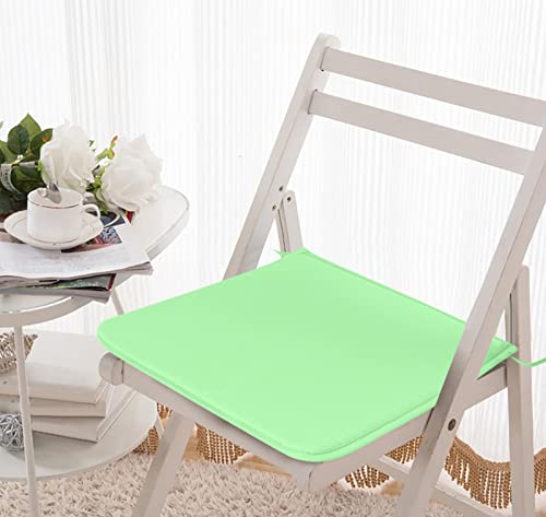 Square Strap Garden Chair Pads Seat Cushion for Outdoor Bistros Stool Patio Dining Room Work Seat (Mint Green, One Size)