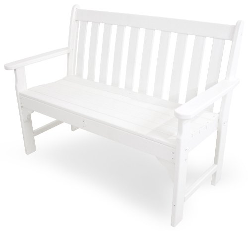POLYWOOD Vineyard 48" Bench (White)