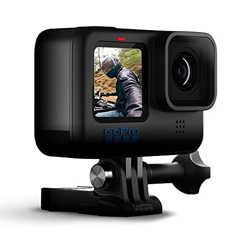 GoPro HERO10 (Hero 10) Black - Waterproof Action Camera with Front LCD and Touch Rear Screens, GP2 Engine, 5K HD, 23MP Photos, Live Streaming, 64GB Card, 50 Piece Accessory Kit and 2 Extra Batteries