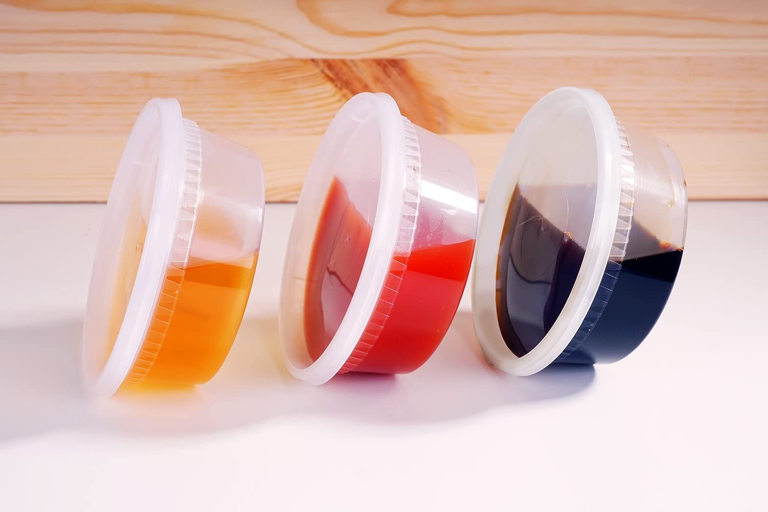 [TashiBox] 8 oz food storage deli containers with lids - 40 sets