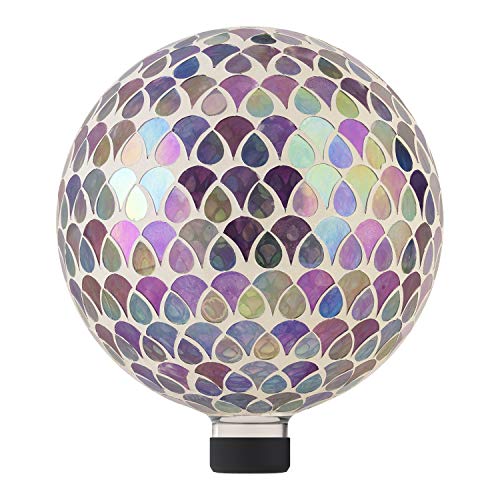 Alpine Corporation HGY438 Alpine Glass Glazing Globe Gazing Balls, Multicolor