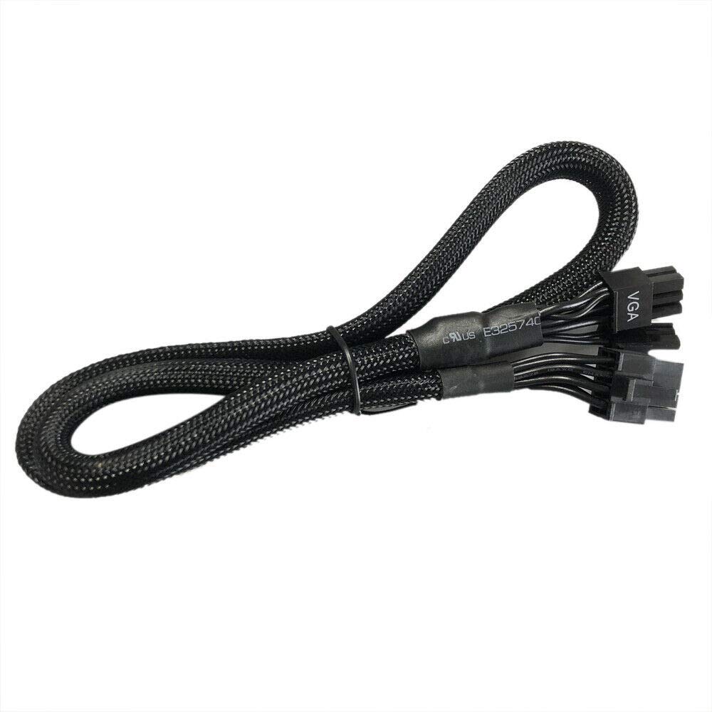 Zahara 8 (PIN) to 8 (pin) PCIE VGA Power Supply Cable Flex 18AWG Replacement for EVGA Supernova 550-1300 G2 G3 G5 750 B2 B3 P2 T2 / 8 (pin) pcie Cable evga Power Supply Cables