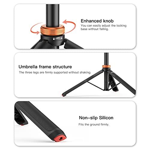 UURig Extendable Selfie Stick Tripod for GoPro Max Hero 10 9 8 7 6 5 4, DJI Osmo Action, Insta 360 One R and More Action Camera(50.7'')