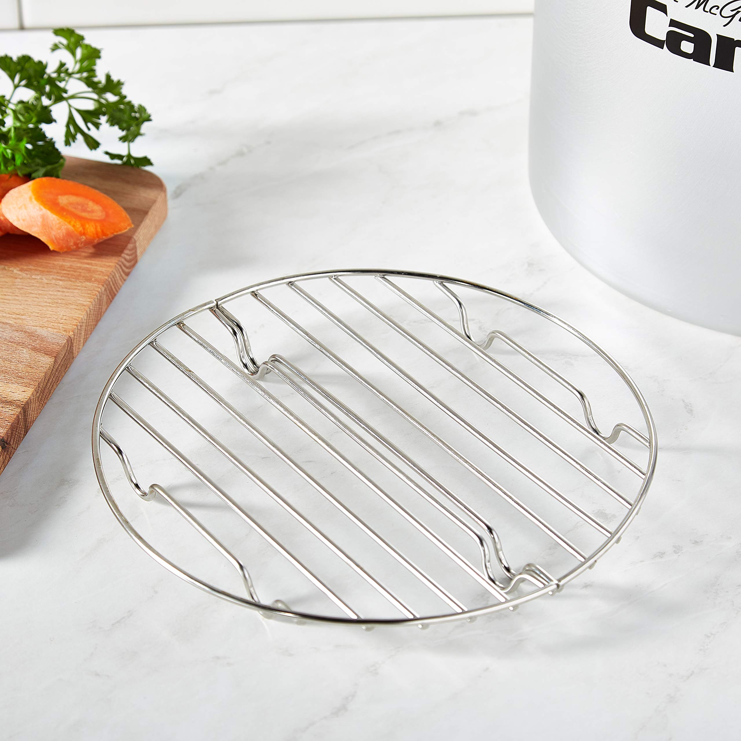 CanCooker Inc Can Cooker Rack, Round, Silver