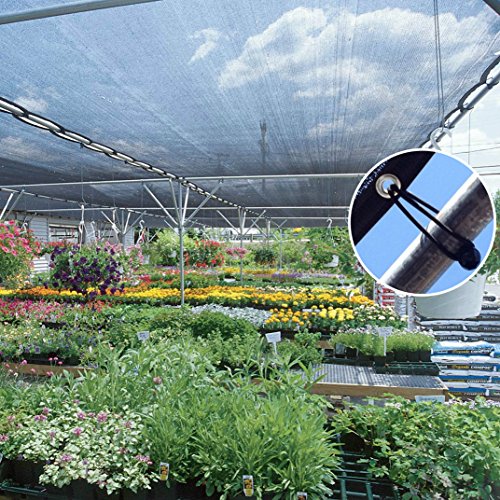 Agfabric 40% Shade Cloth with Grommets for Garden Patio, Black (6x12ft)