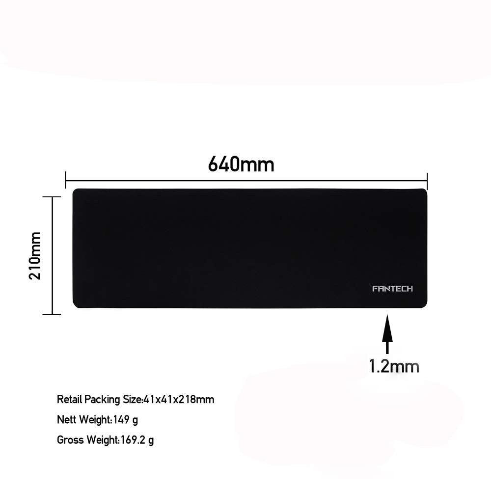 Mouse Pad, Large Extended Comfortable Rubber Gaming Mouse Mat Mousepad for Computer Laptop & PC Black