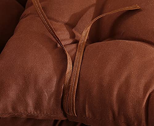 Hruile 2 or 3 Seater Thick Bench Cushion Pad Rectangle Garden Chair Pad Mat Seat Pad Cushion Outdoor Indoor Bench Pillow Dining Patio Chaise Swing Seat Cushion,48x120cm,Pink