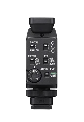 Digital MI Shoe Shotgun Microphone with Beamforming Technology for Three switchable directivities - ECM-B10, XLR
