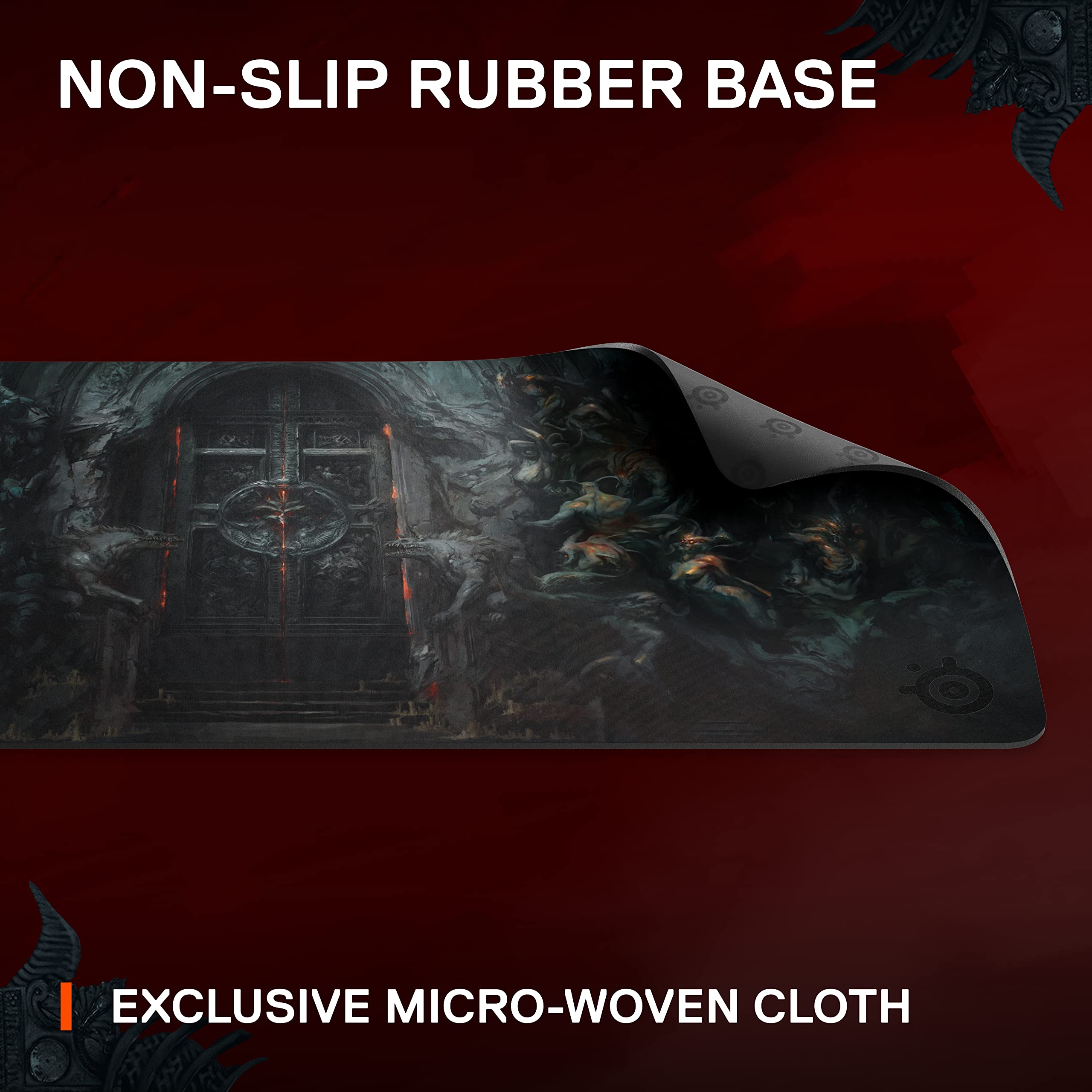 SteelSeries QcK Gaming Mouse Pad - Diablo IV Edition - XXL Thick Cloth