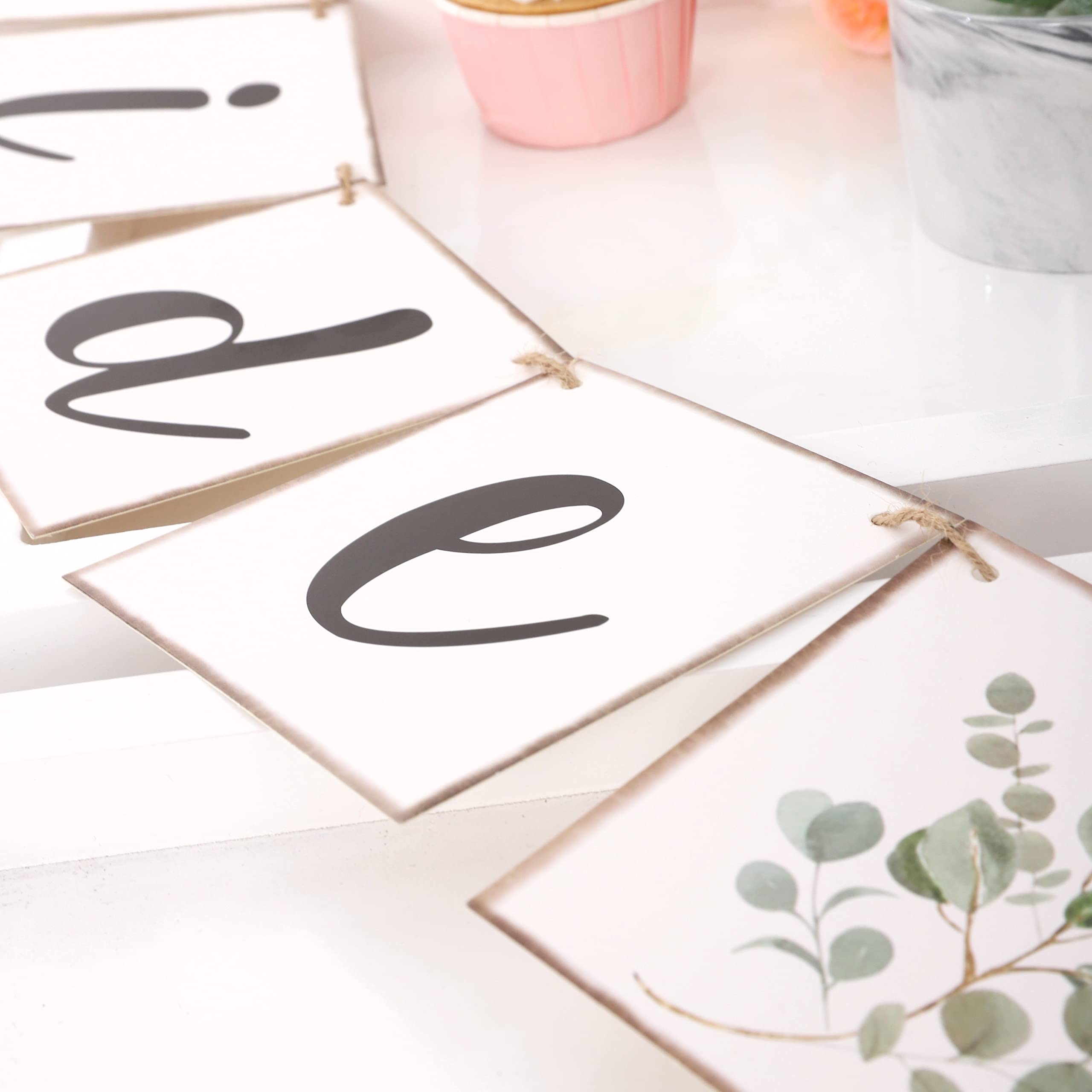 Greenery Bridal Shower Banner - Greenery Shower Decorations, Bride to Be Shower Banner, Herbal Bridal Shower Banner, Bridal Shower Decor,Best Bridal Wedding Supplies