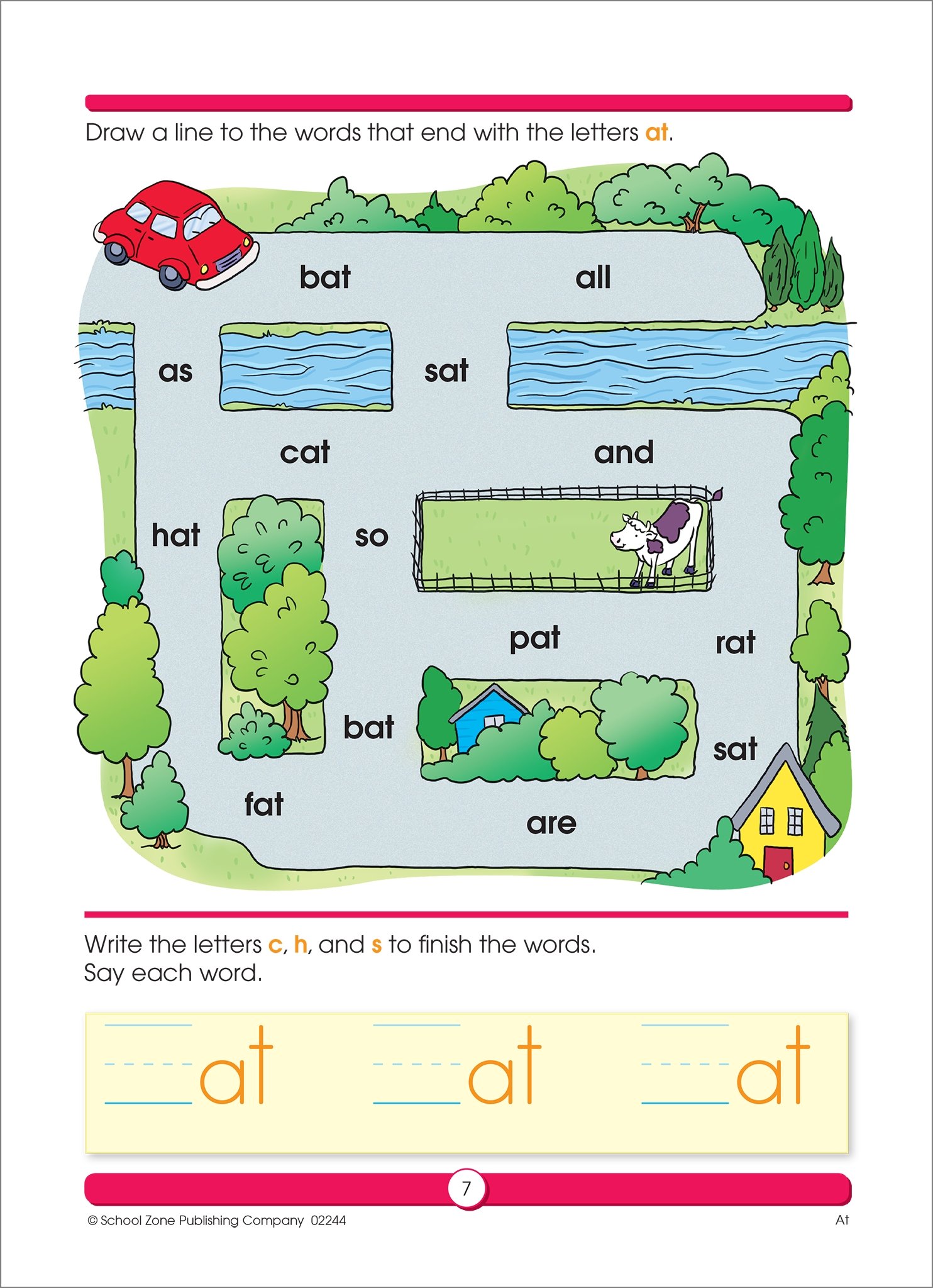 School Zone - Sight Word Fun Workbook - 64 Pages, Ages 6 to 7, 1st Grade, Word Recognition, Spelling, Letter Sounds, Context Clues, Categorizing, and More (School Zone I Know It!® Workbook Series)