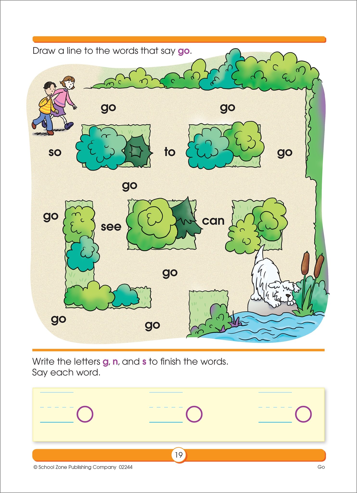School Zone - Sight Word Fun Workbook - 64 Pages, Ages 6 to 7, 1st Grade, Word Recognition, Spelling, Letter Sounds, Context Clues, Categorizing, and More (School Zone I Know It!® Workbook Series)