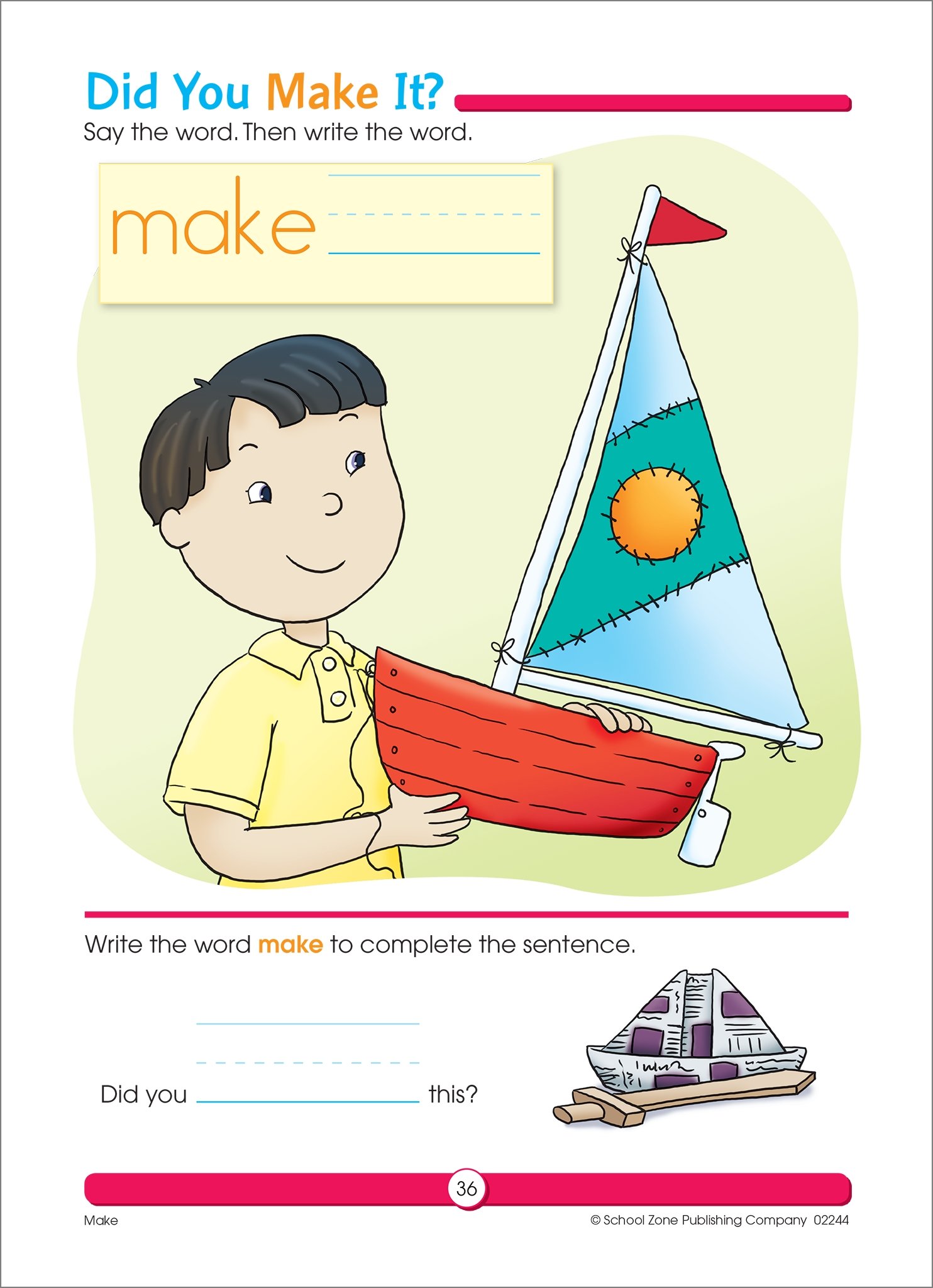 School Zone - Sight Word Fun Workbook - 64 Pages, Ages 6 to 7, 1st Grade, Word Recognition, Spelling, Letter Sounds, Context Clues, Categorizing, and More (School Zone I Know It!® Workbook Series)