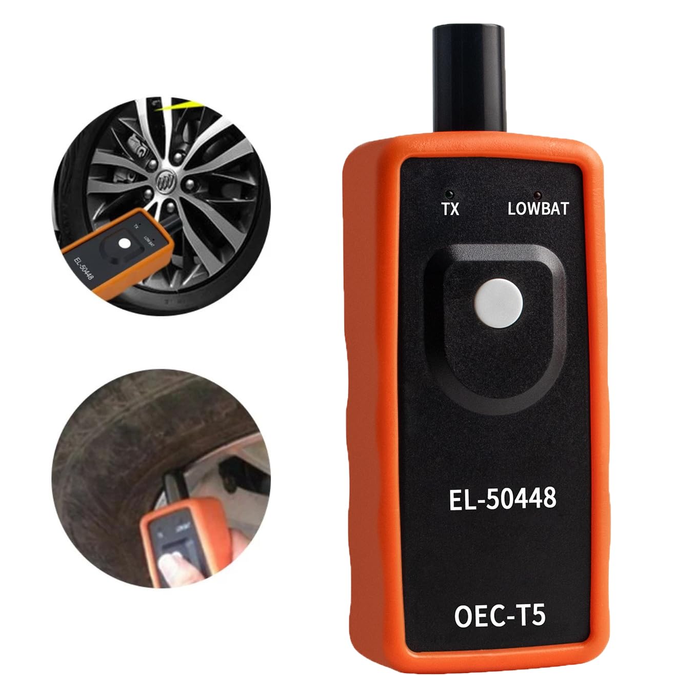 TPMS Relearn Tool for GM Tire Sensor, Automotive Tire Pressure Monitor Sensor Activation Reset Tool EL-50448 OEC T5, System Programming Training for Most GM Series Vehicles, Car Accessories.