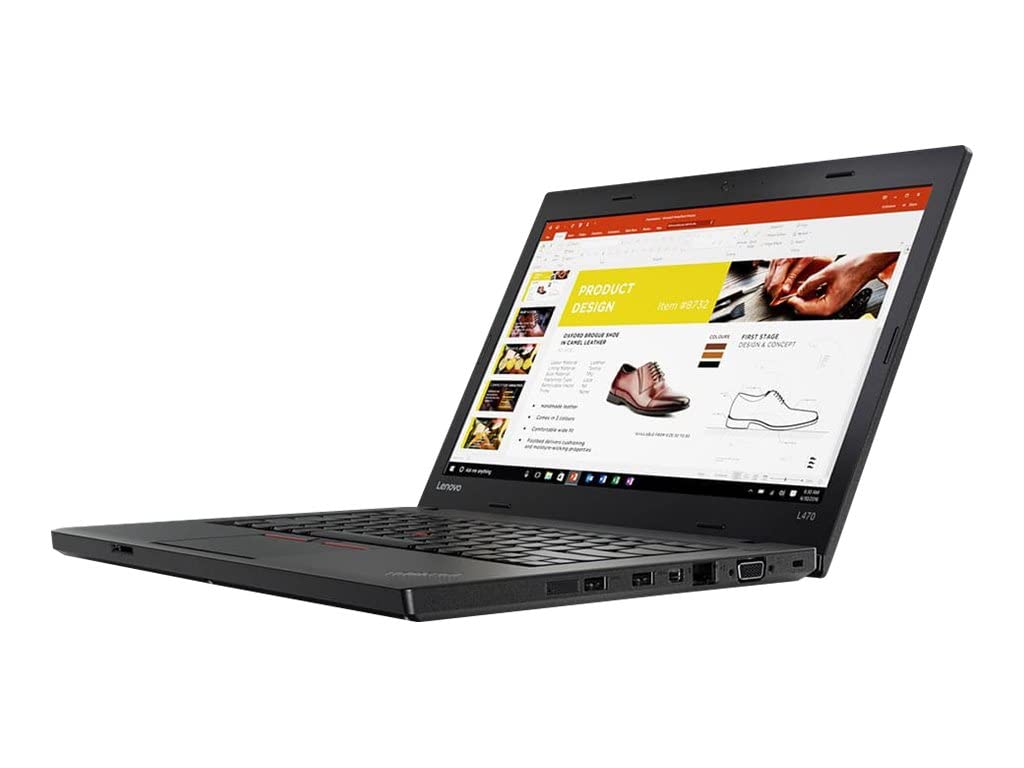 Lenovo ThinkPad L470 Windows 10 Pro - i5-6300U, 256GB SSD, 8GB RAM, 14-inch IPS FHD (1920x1080) Matte Display, Intel HD Graphics 520 (Renewed)